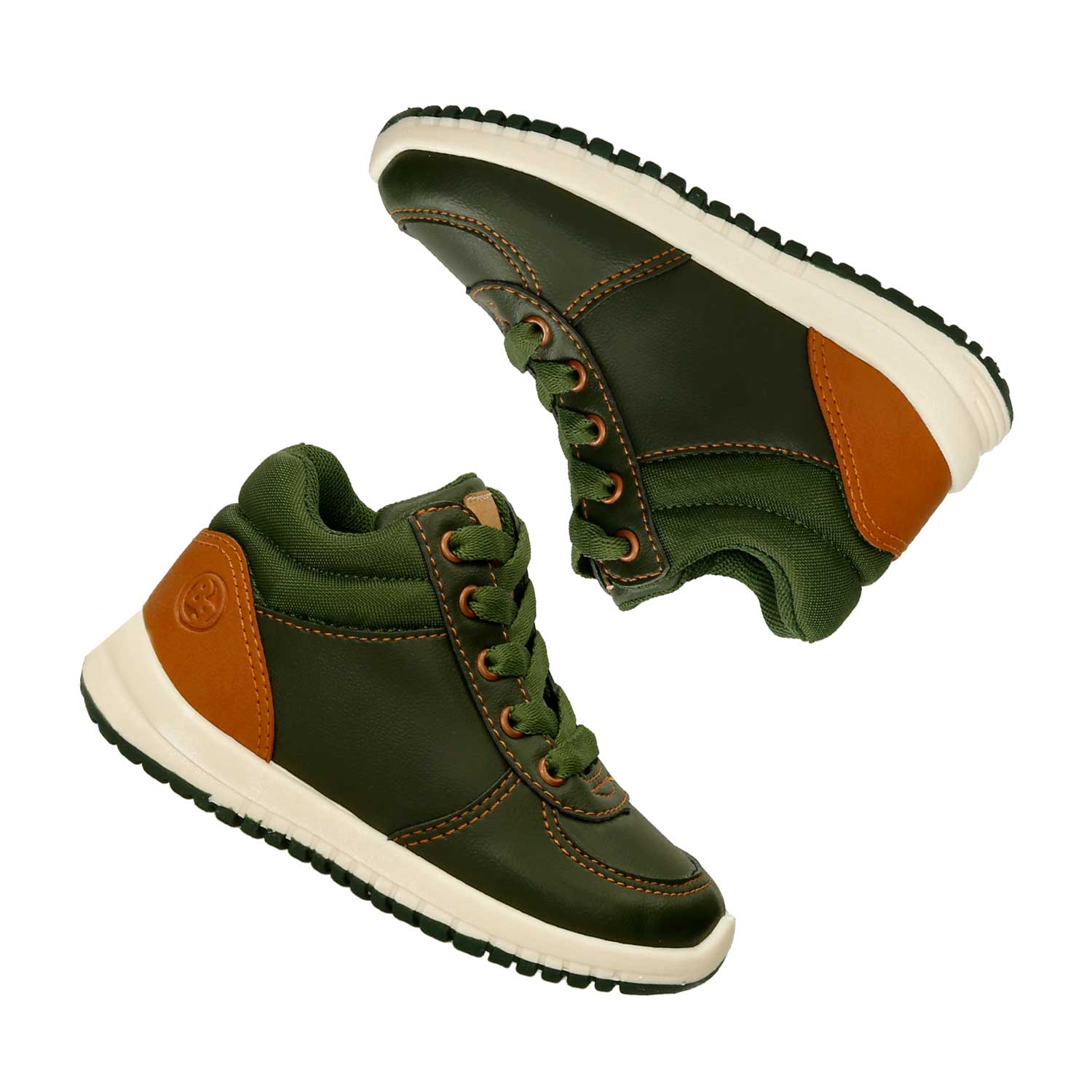 Botas Verde Militar-Camel Bubblegummers Quim Niño - Pepe Ganga