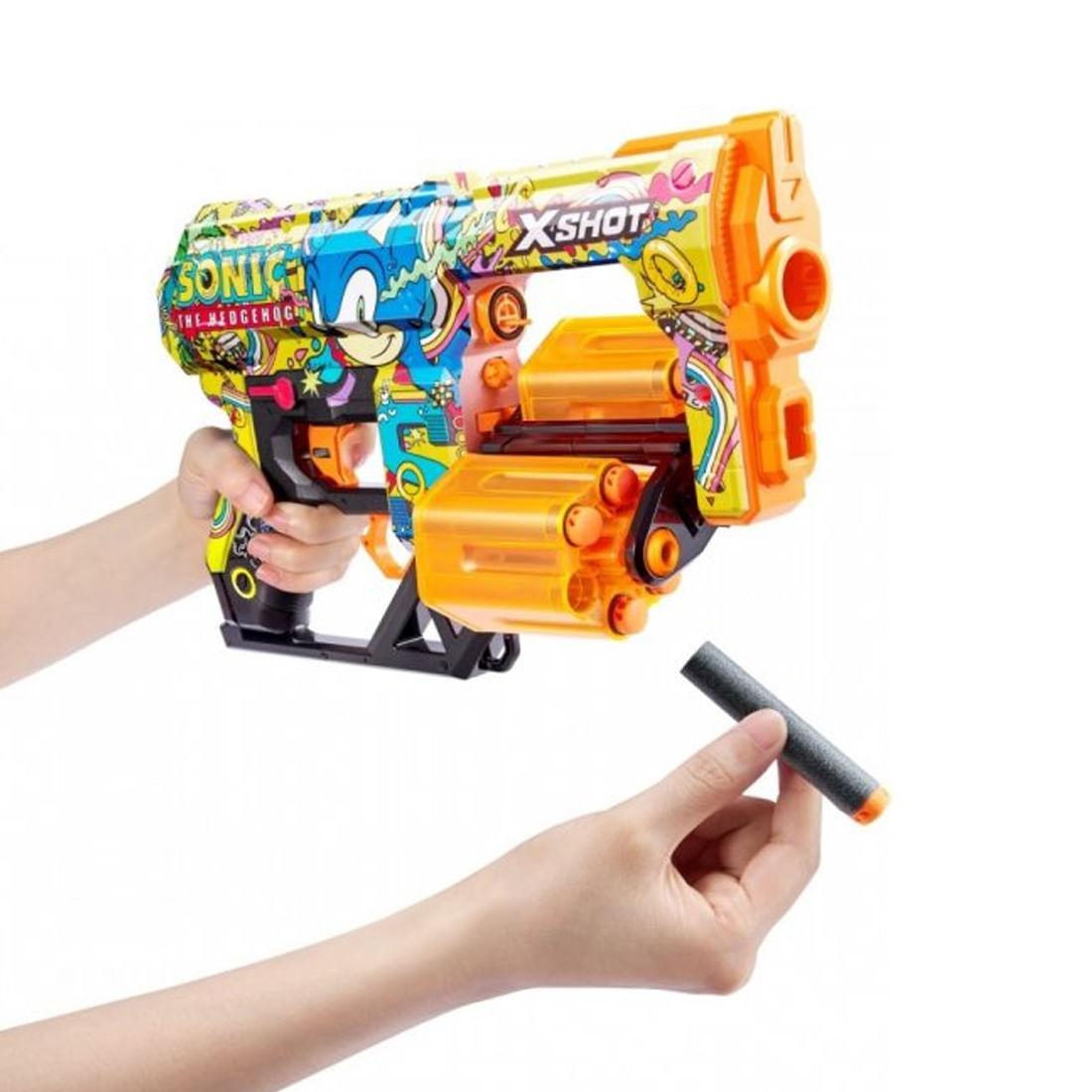 Lanzador Skins Dread Hyper Spike Sonic Con 12 Dardos - X Shot X Shot ...