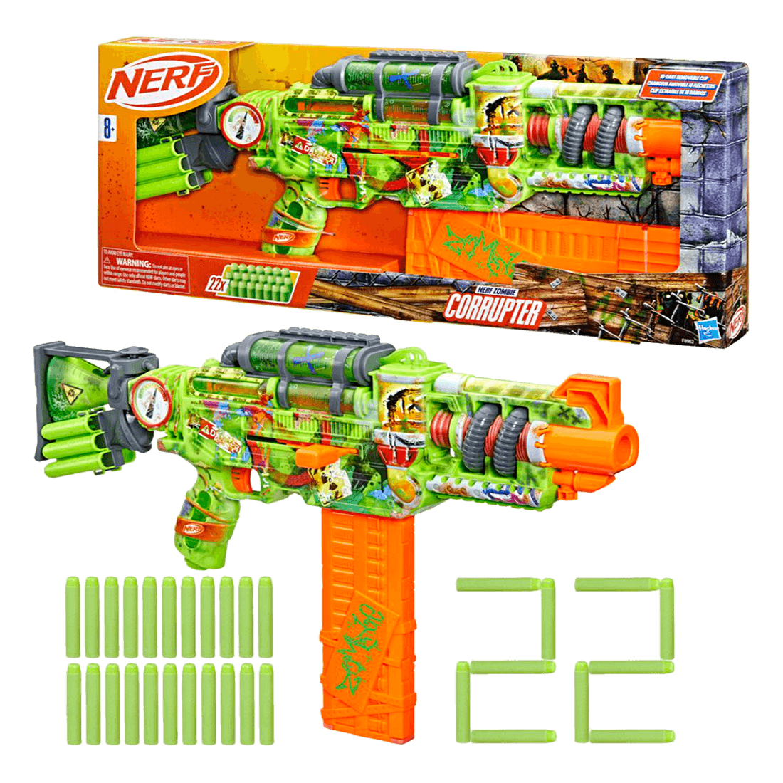 Lanzador Zombie Corrupter Nerf Nerf Pepe Ganga Pepe Ganga