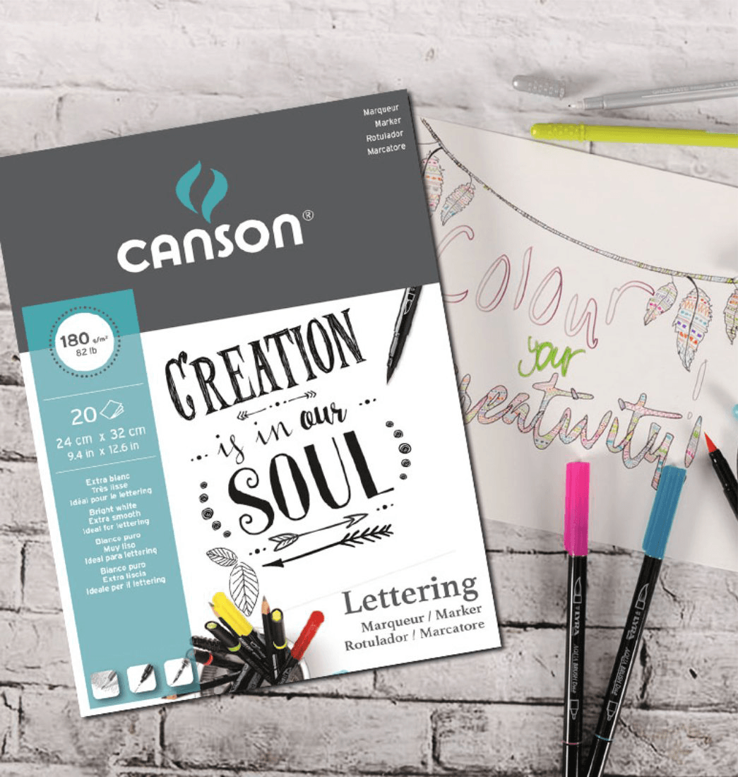 Block Lettering Marker 20 Hojas 180G - Canson Canson - Pepe Ganga ...